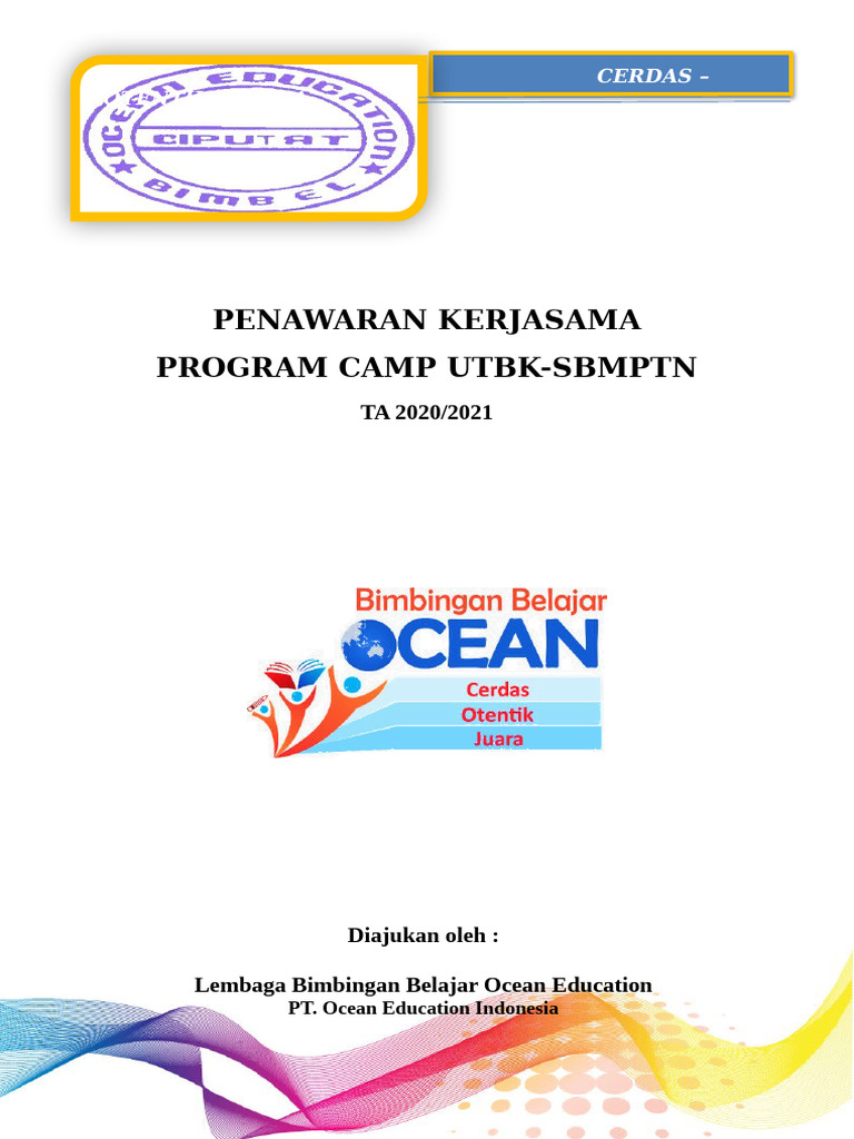 Program Kerjasama Ocean Camp - Utbk | PDF