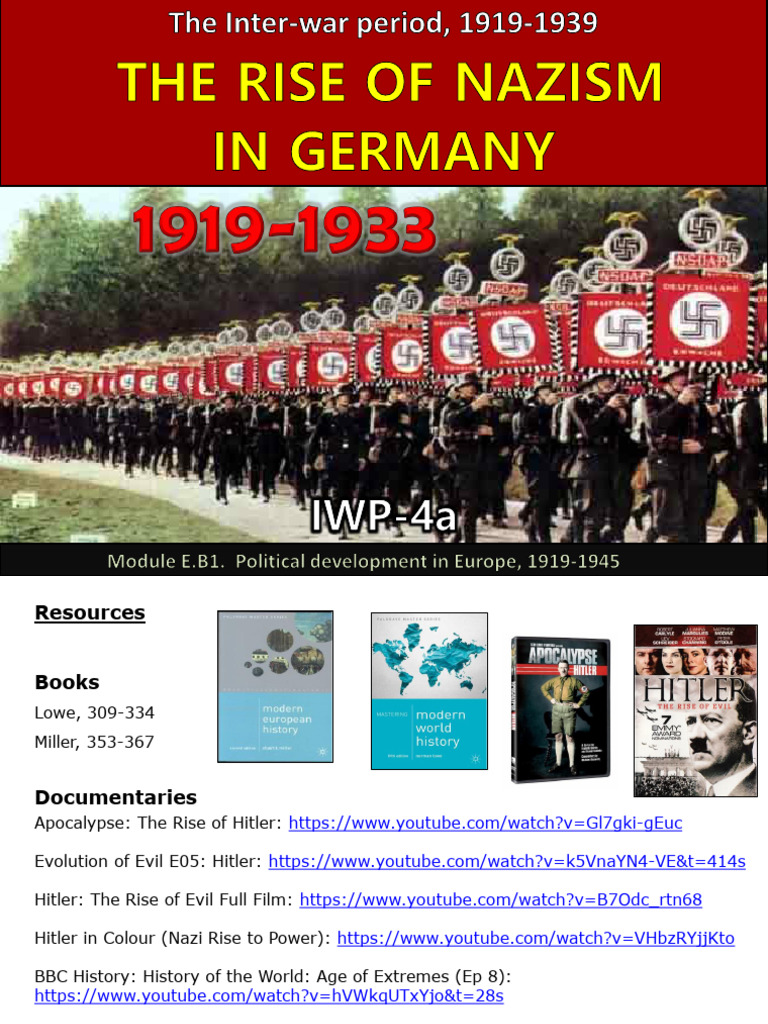 The rise of Nazism in Germany, 1919-1933 LP PPT | PDF