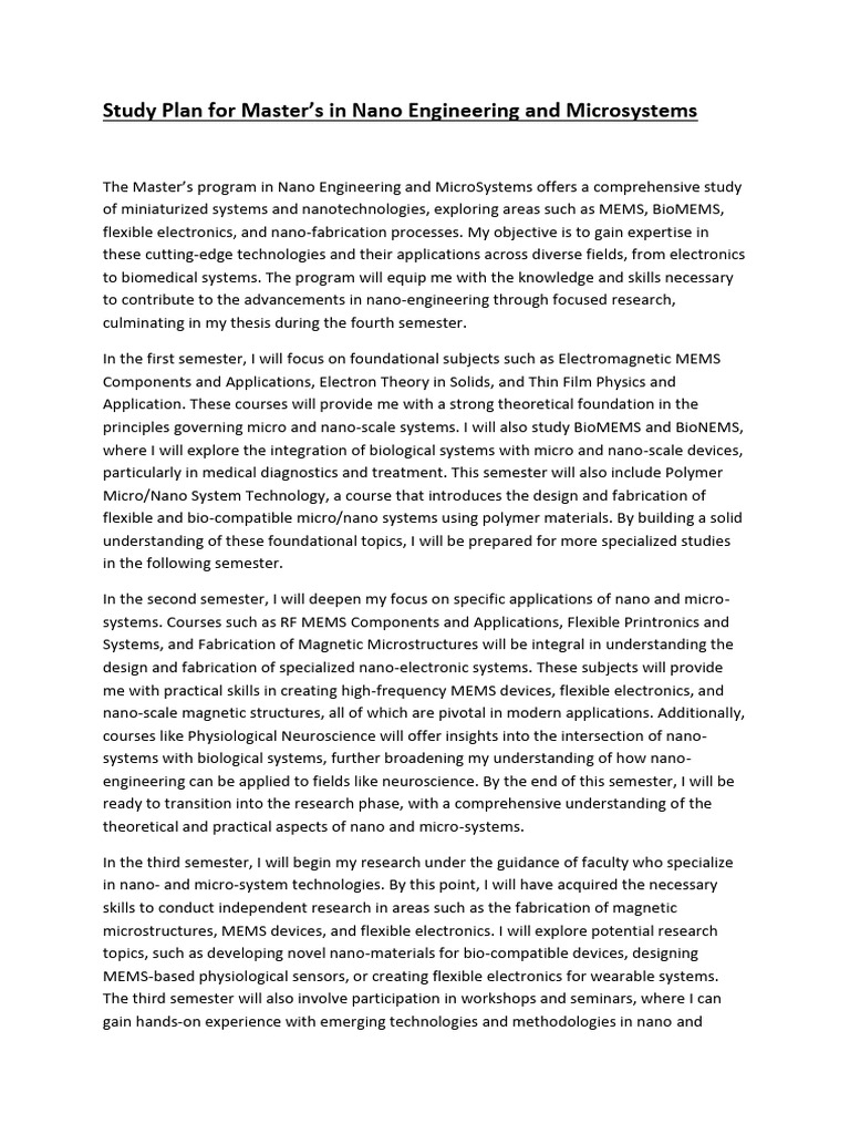 Statement of Purpose (1) | PDF