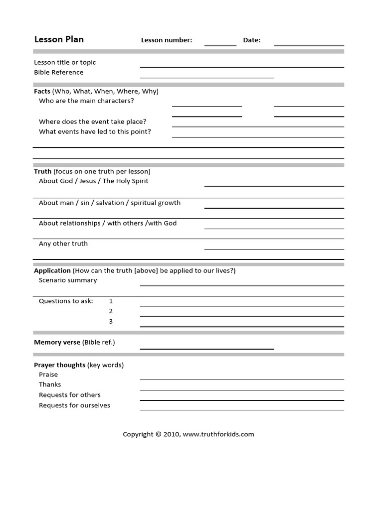 Lesson Plan Template | PDF
