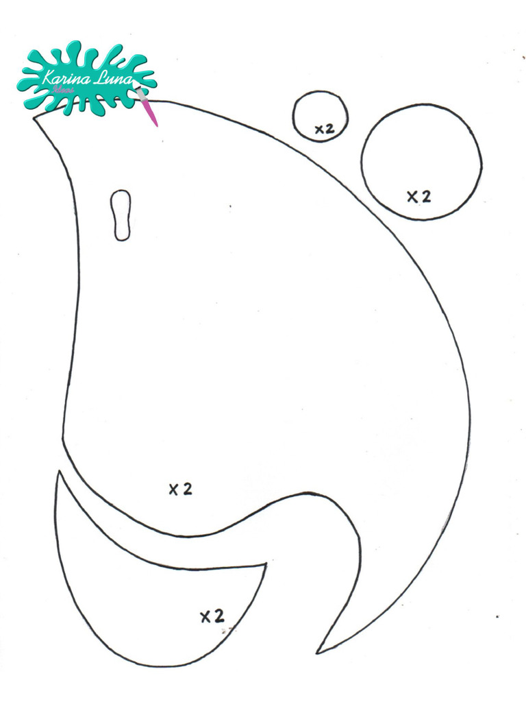 Plantilla Guacamayo Azul | PDF