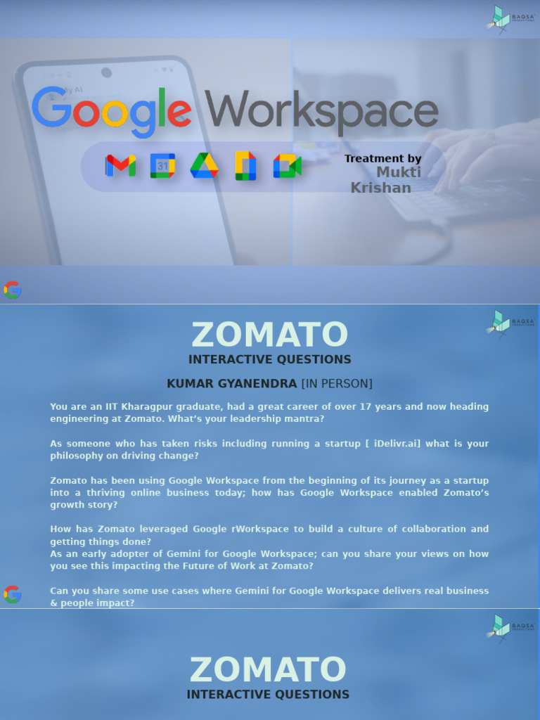Google_Workspace x Treatment | PDF