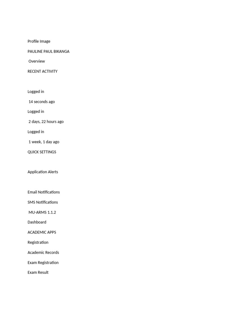 Profile Results | PDF