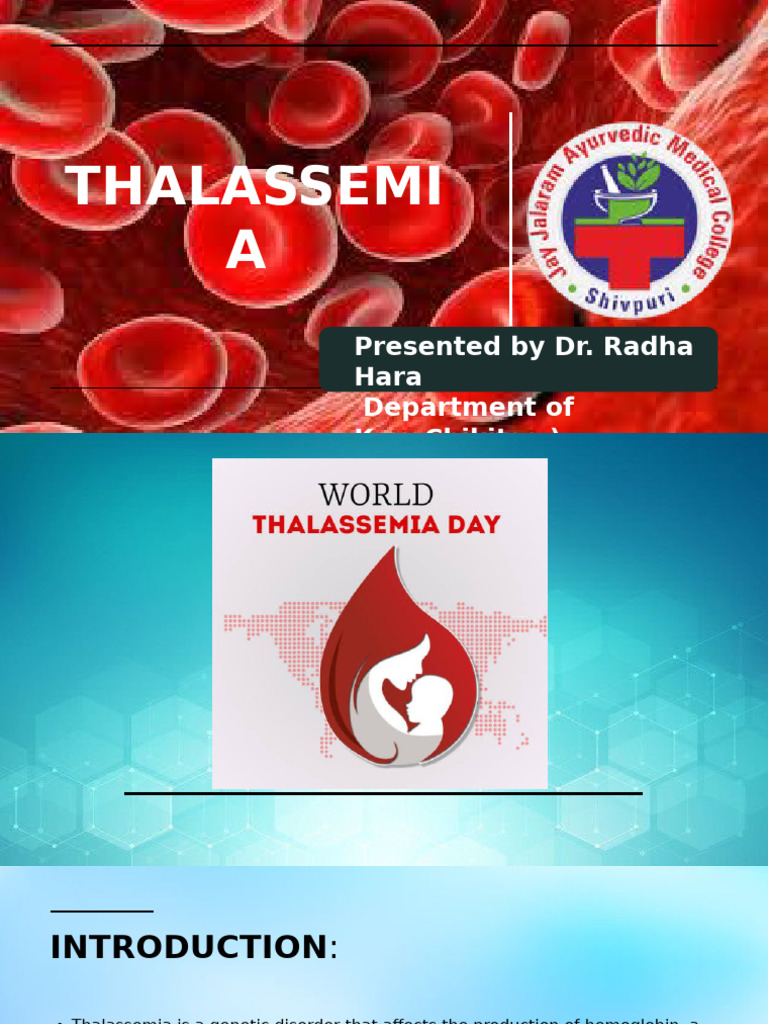Thalassemia 2024 Final | PDF