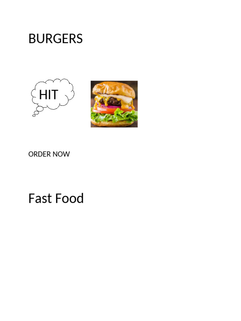 Burger | PDF