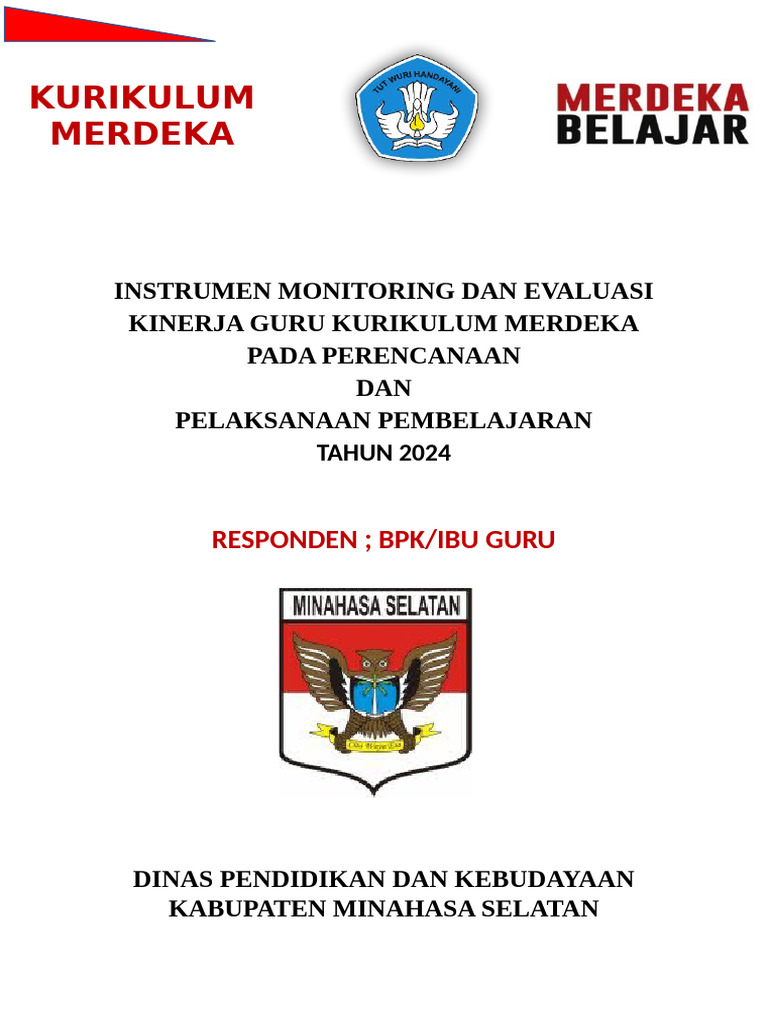 1.instrumen Monev GURU | PDF