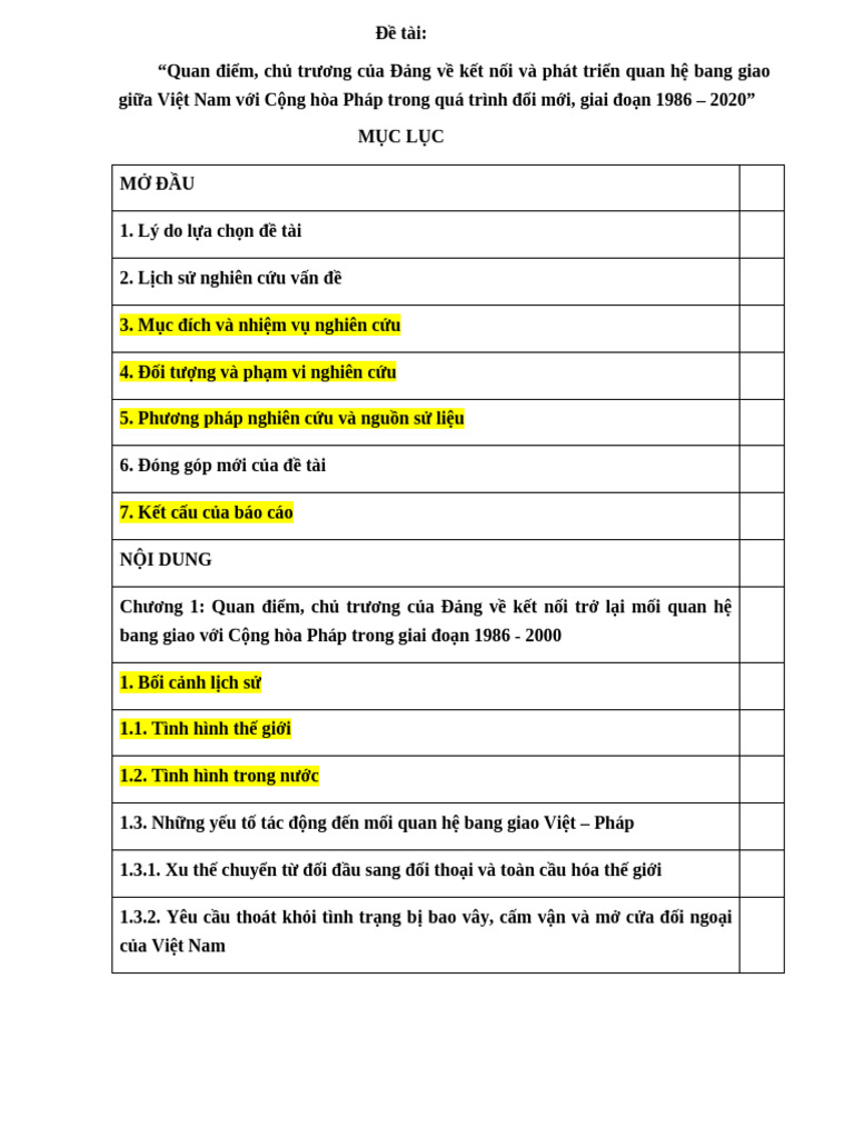 ĐỀ CƯƠNG BÁO CÁO KHSV K68LS LINH CHI | PDF