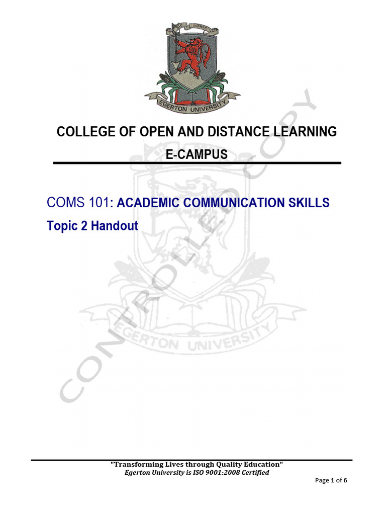 Topic 2 | PDF