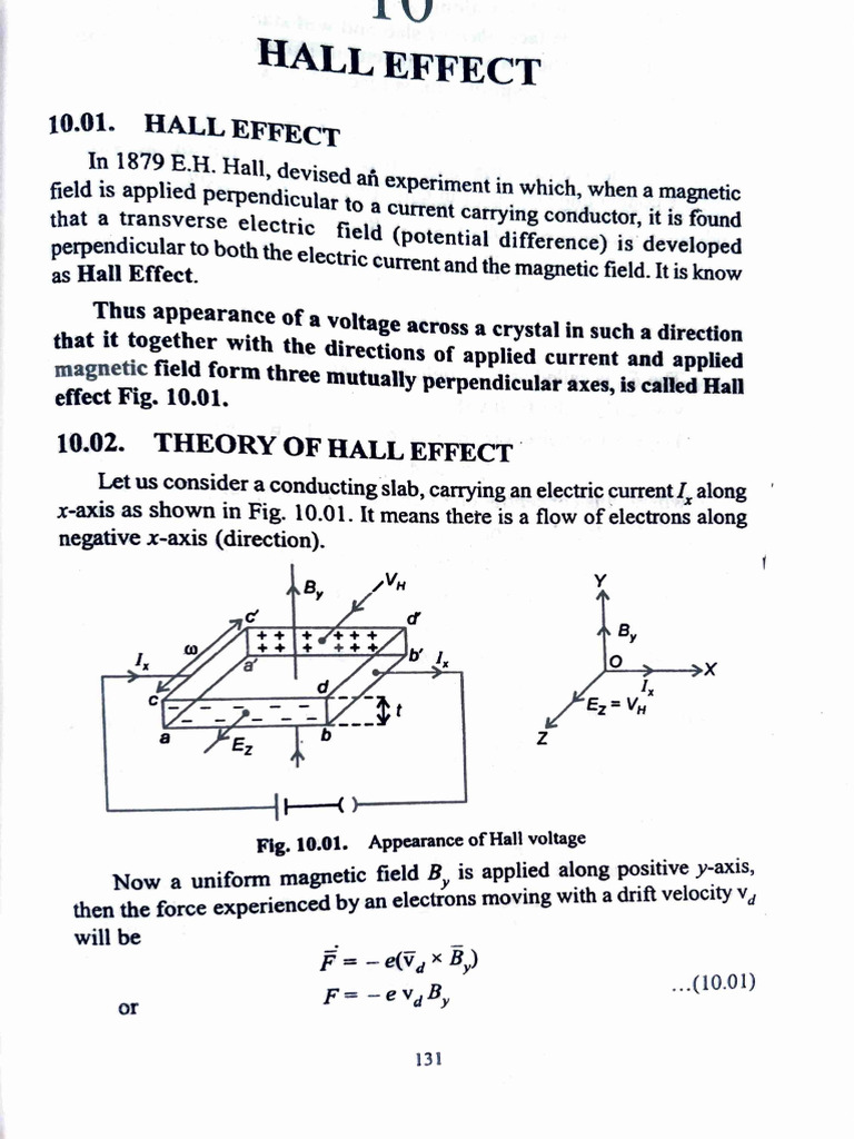 Hall Effect PDF 1 | PDF