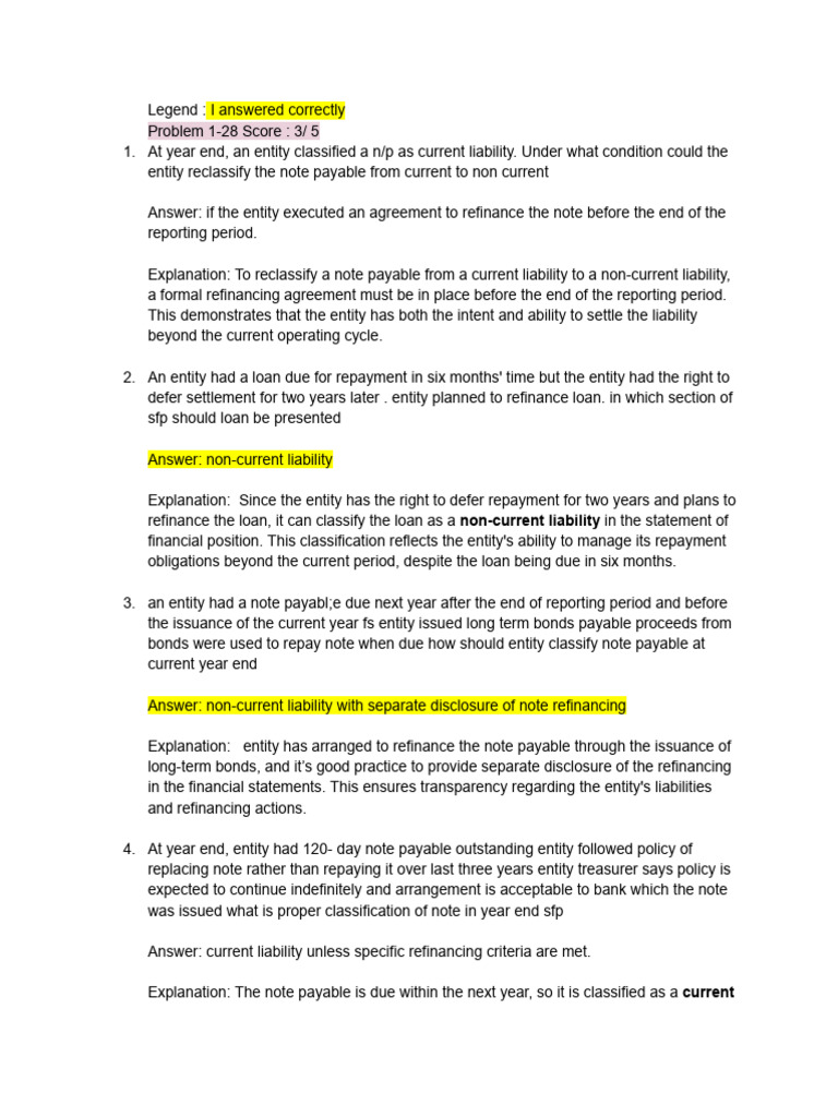 INTACC 2 Problem Solving | PDF