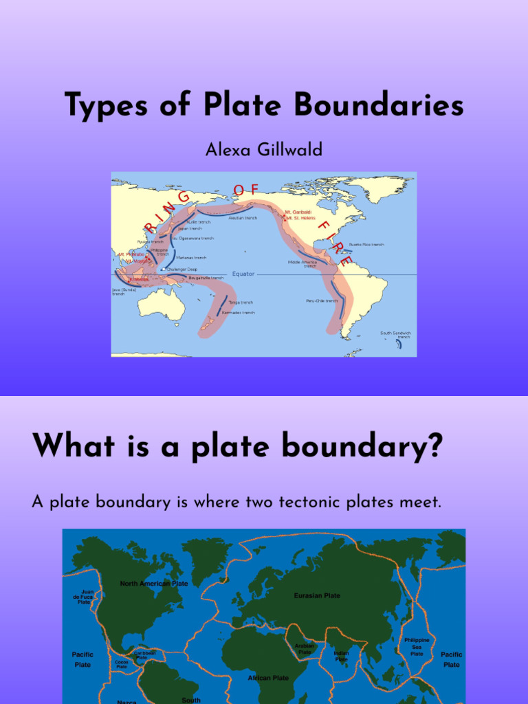 Plate Boundaries PPT | PDF