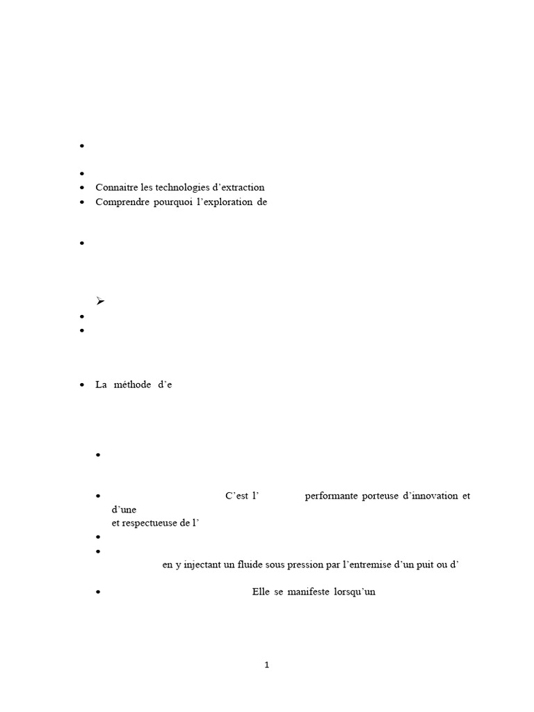Cours Gisements non conventionnels | PDF