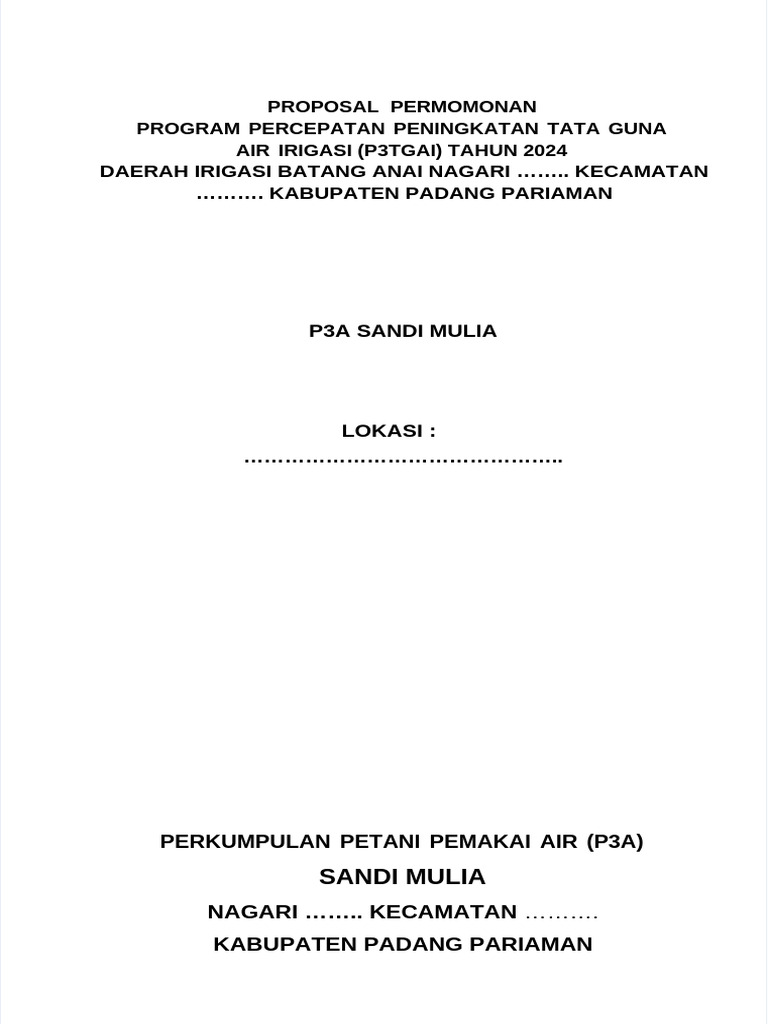 Proposal P3A | PDF