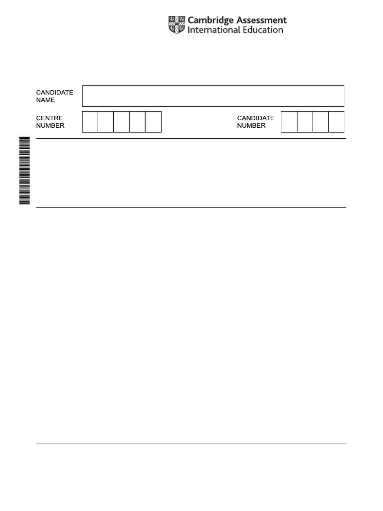 November 2023 (v3) QP - Paper 1 CAIE English Language IGCSE | PDF