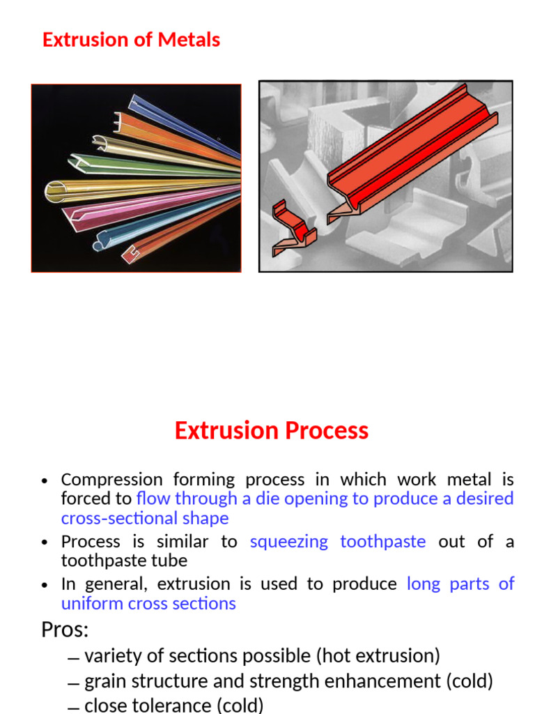 Extrusion of Metals | PDF