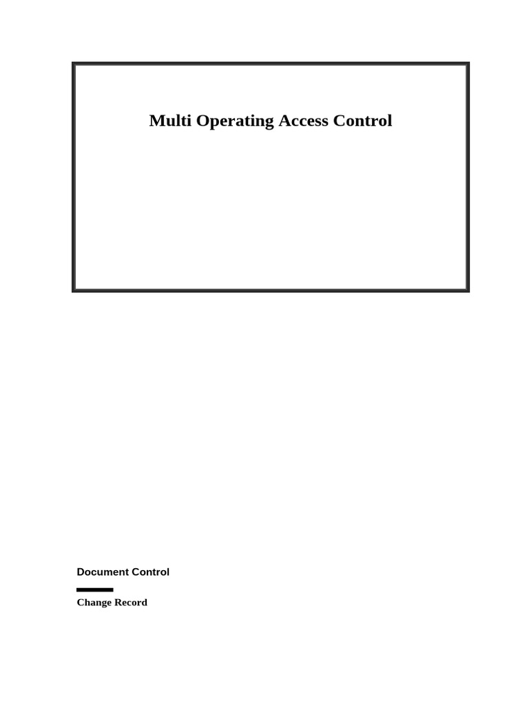 Multi Operating | PDF