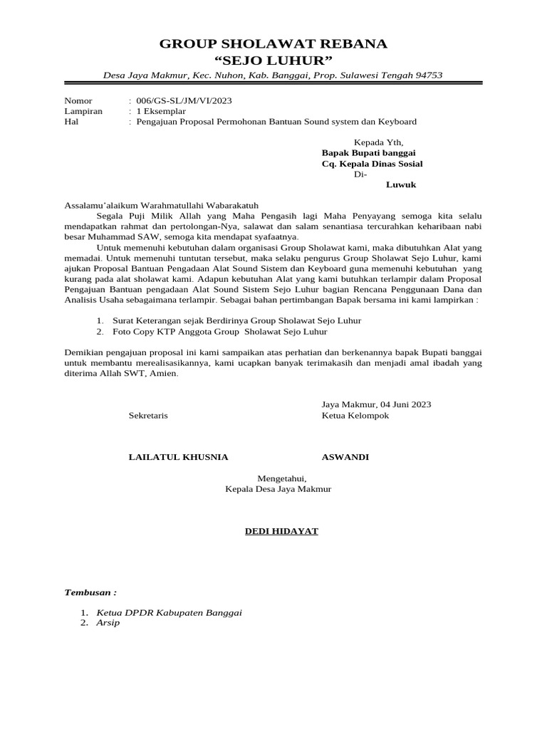 Proposal Vitya Nada | PDF