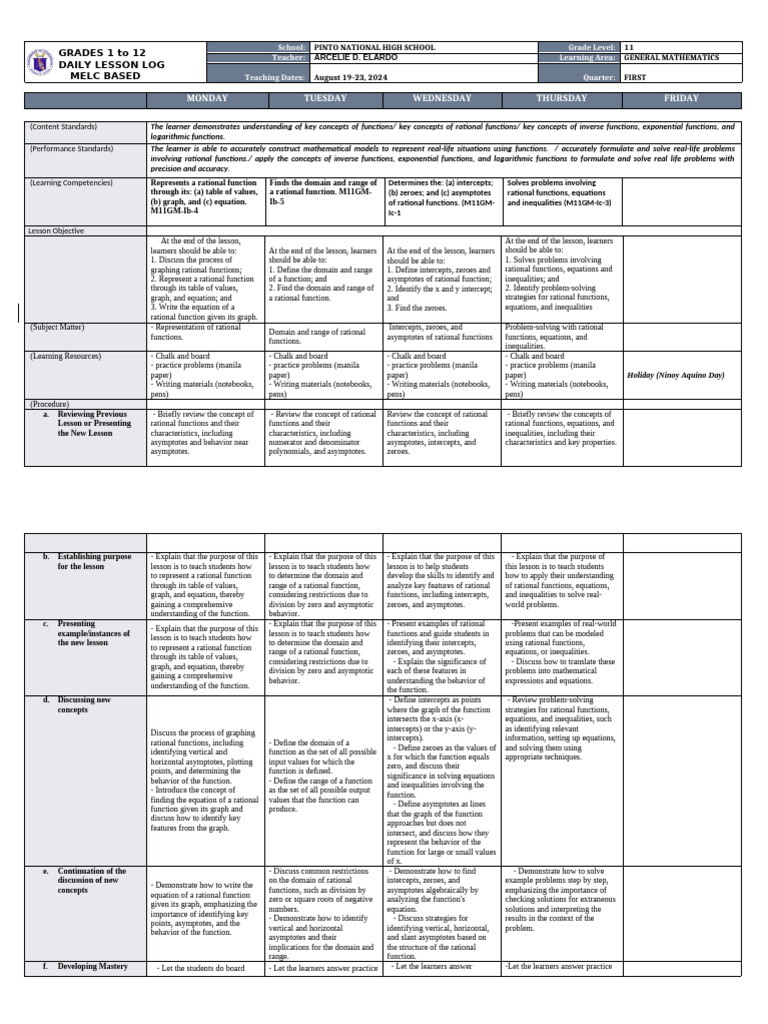 Gen Math Week 4 | PDF