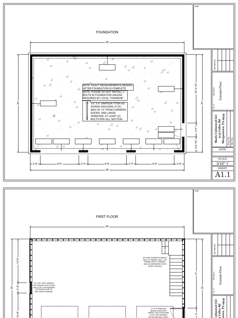 24x38 Legacy Workshop Garage 12 16 2022 | PDF