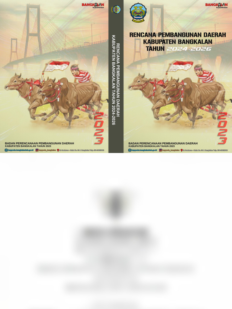 Rencana Pembangunan Daerah (RPD) Kab Bangkalan 2024-2026 Fix | PDF
