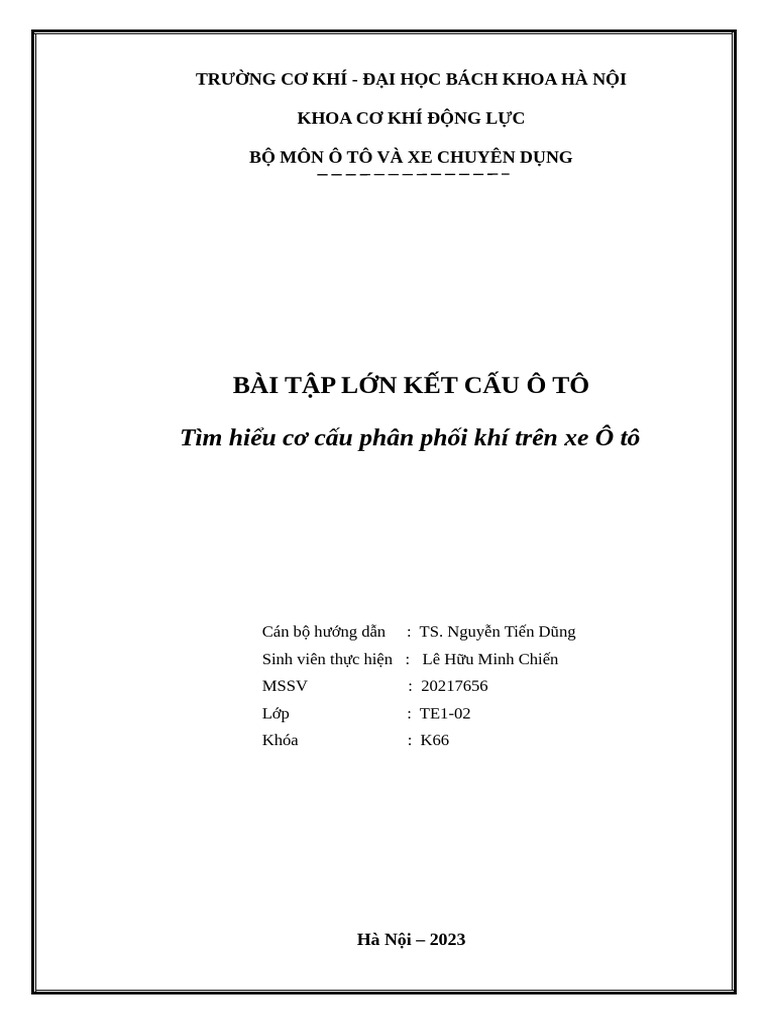 BTL-Kết-cấu (Hoan thien) | PDF