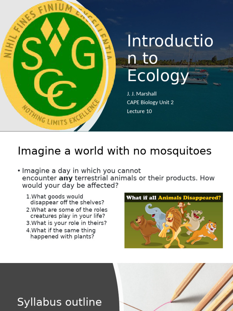 Introduction To Ecology | PDF