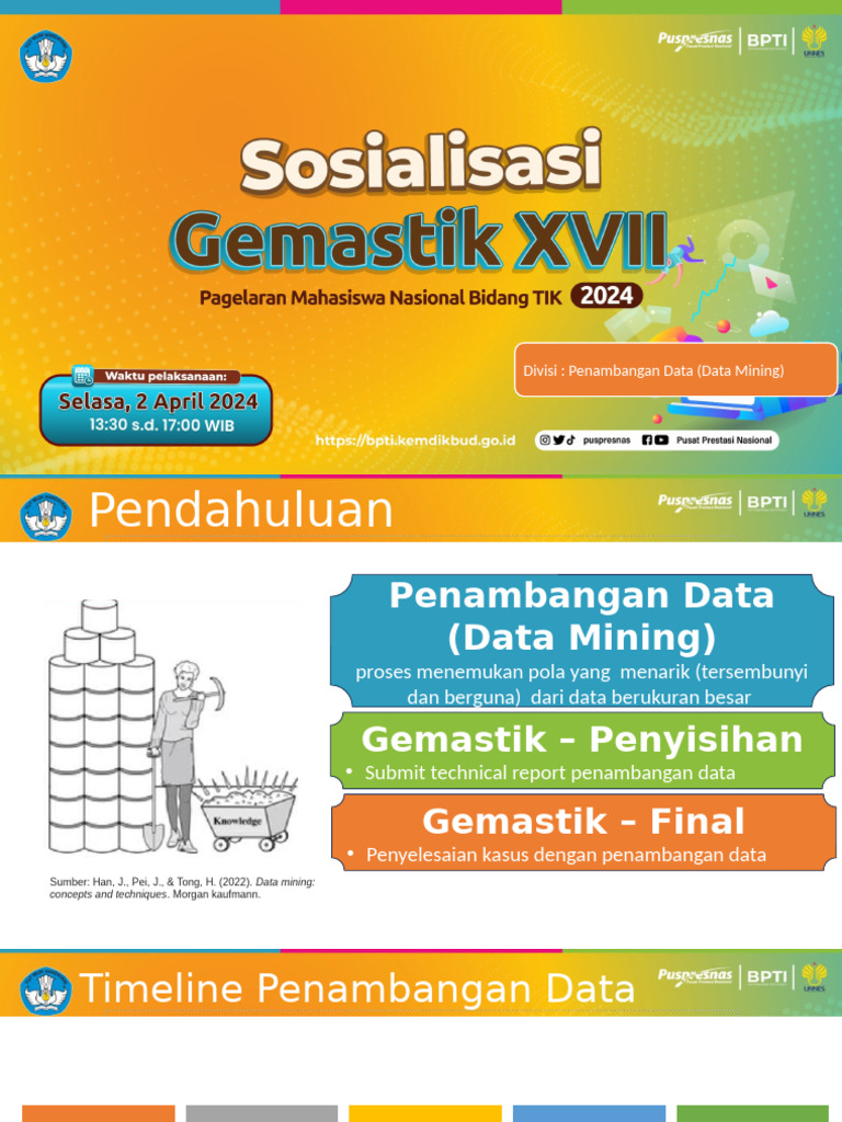 Materi Sosialisasi Divisi Penambangan Data 2024-768139 | PDF