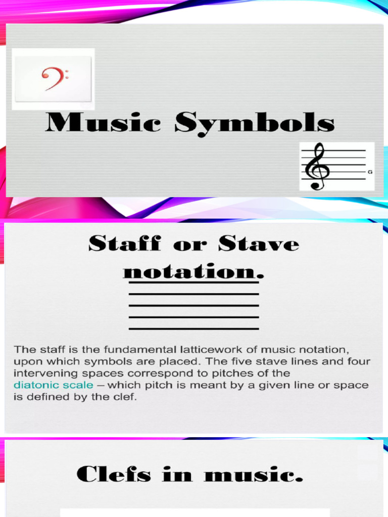 Music Symbols | PDF