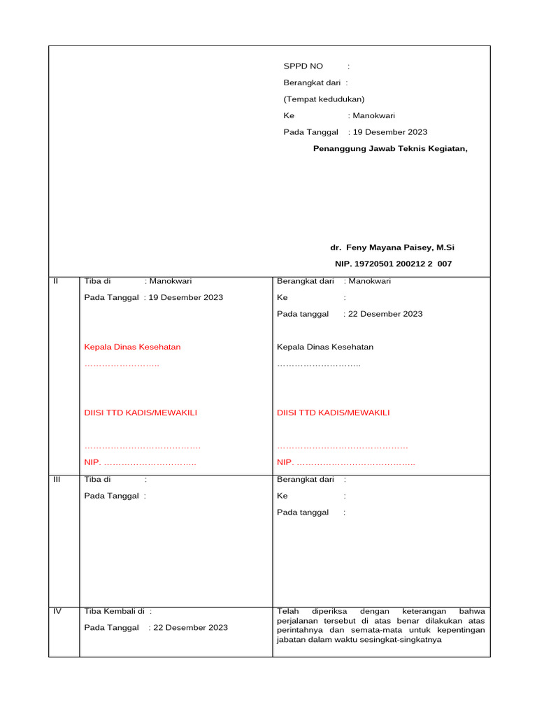 Lampiran SPPD Evaluasi E-Ppgbm | PDF