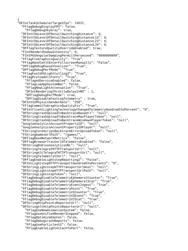 Client App Settings | PDF