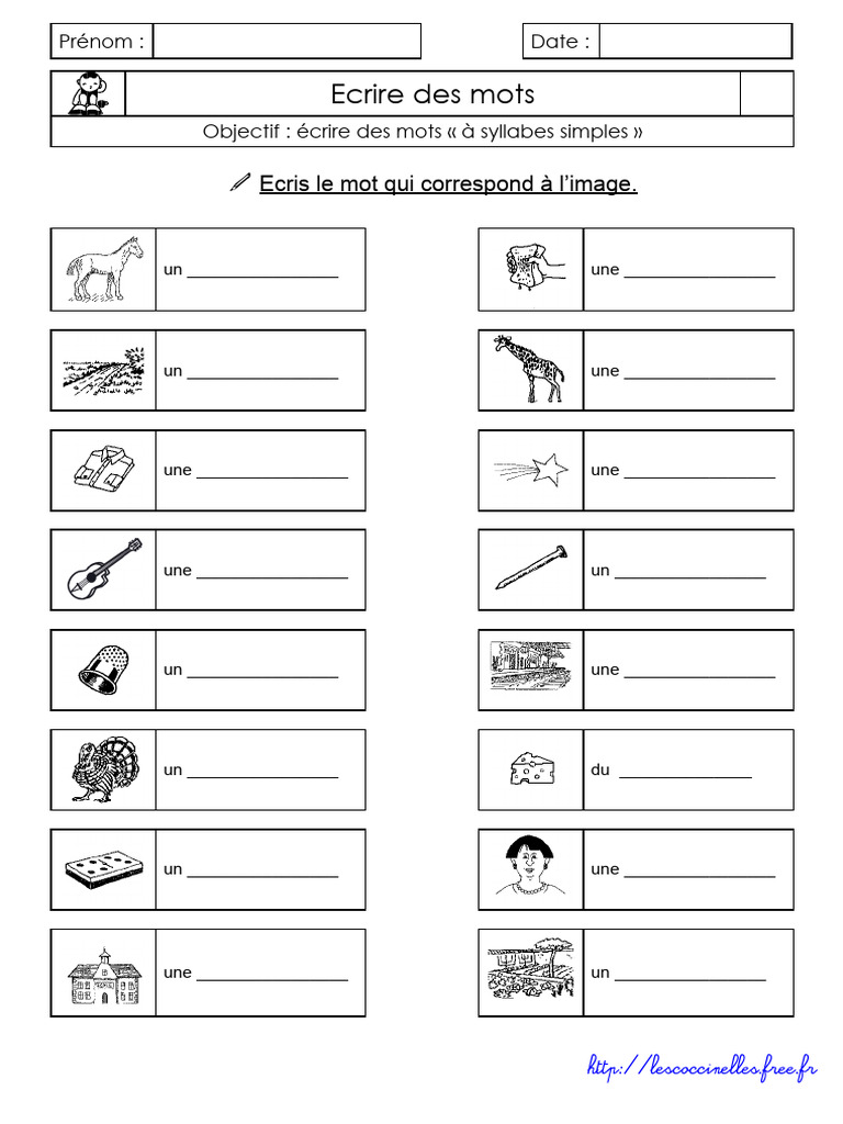 Mots Ecrire(2) | PDF