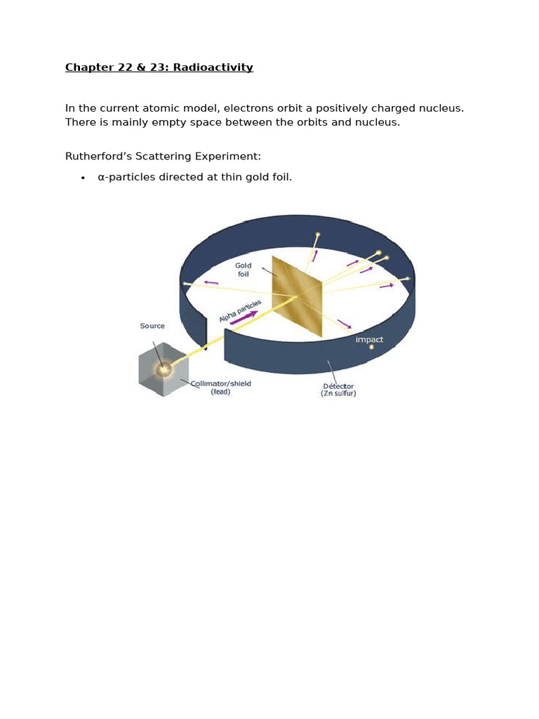 Radioactivity Notes | PDF