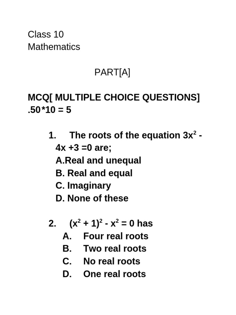 class 10 maths | PDF