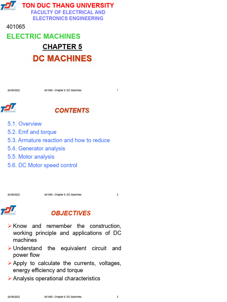 Chapter 5 - DC Machines | PDF
