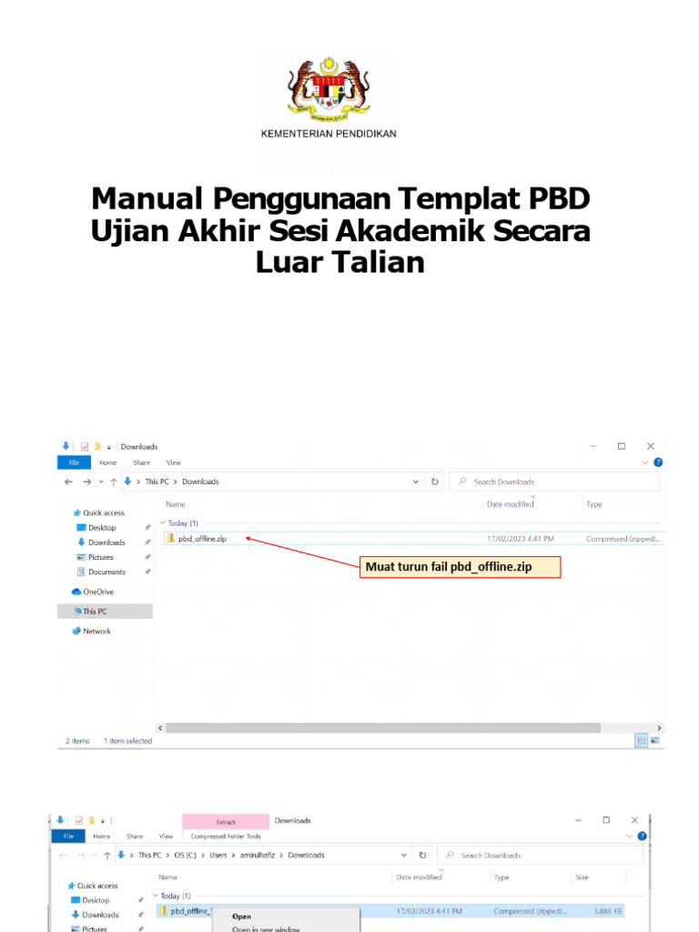 Manual PBD Offline | PDF