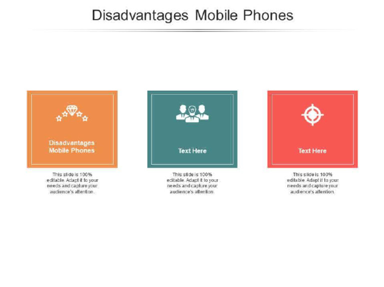 Disadvantages Mobile Phones PPT Powerpoint Presentation Portfolio ...