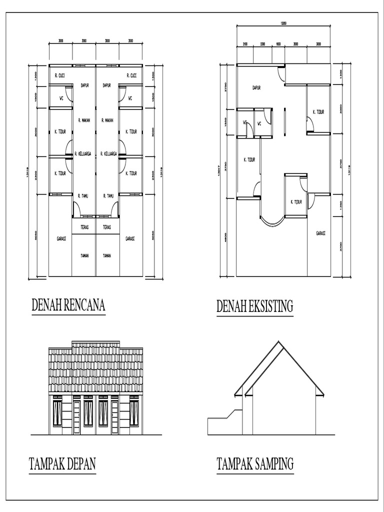 Renov Bumi Mas Denah 2 | PDF