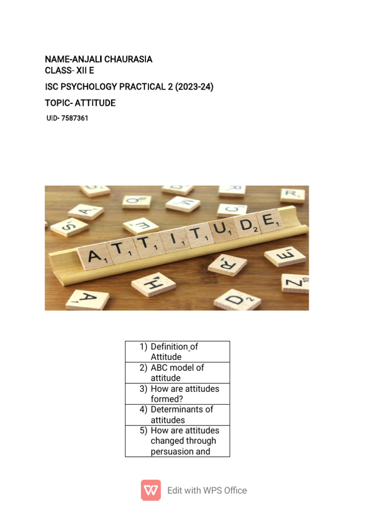 Psychology Practical - 231204 - 221214 | PDF