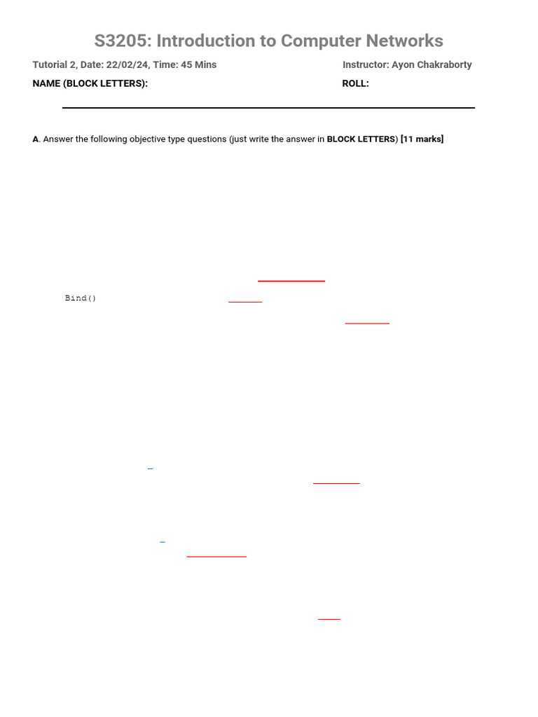 Tutorial 2 Solutions | PDF