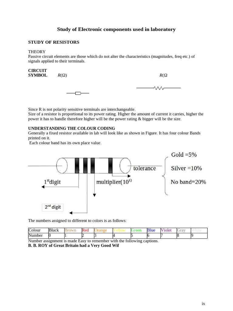 Analog Electronics Laboratory | PDF