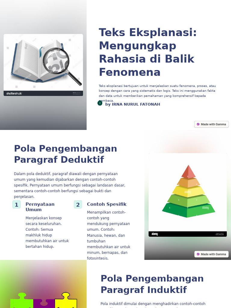 Pengembangan Paragraf Teks Eksplanasi | PDF