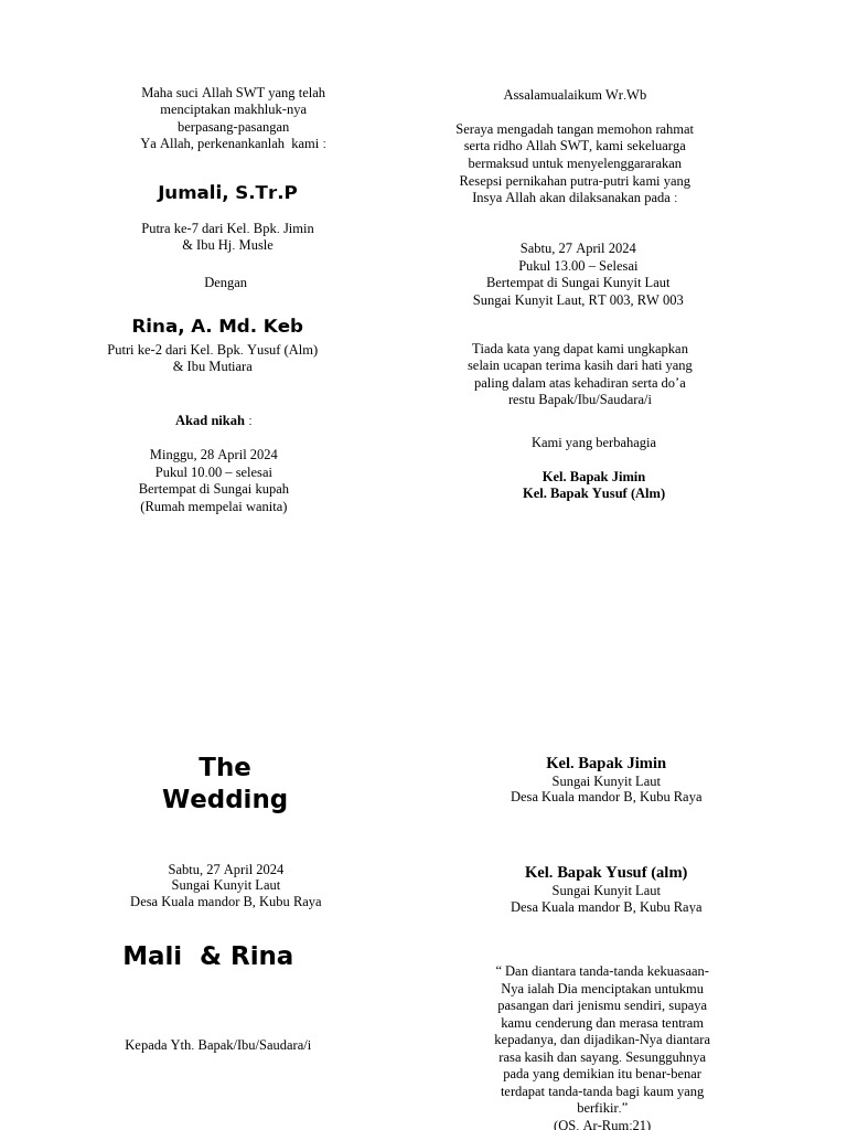 Blangko Maliq 084 | PDF