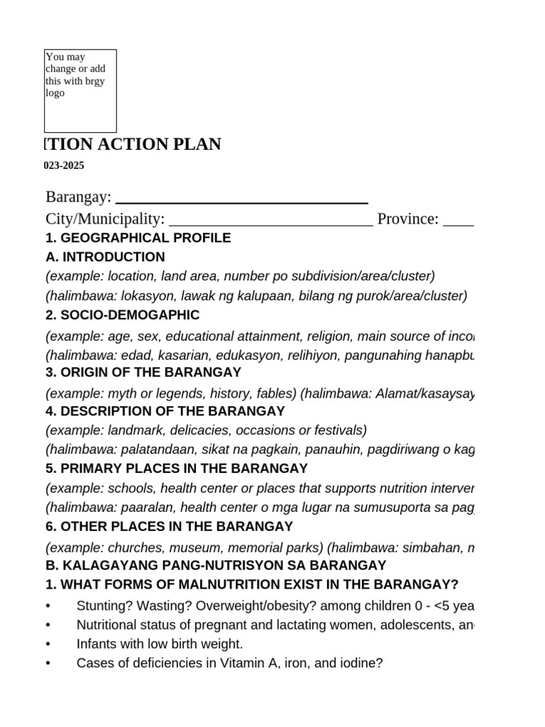 BNAP-Template 2023-2025 PMNP.5 | PDF