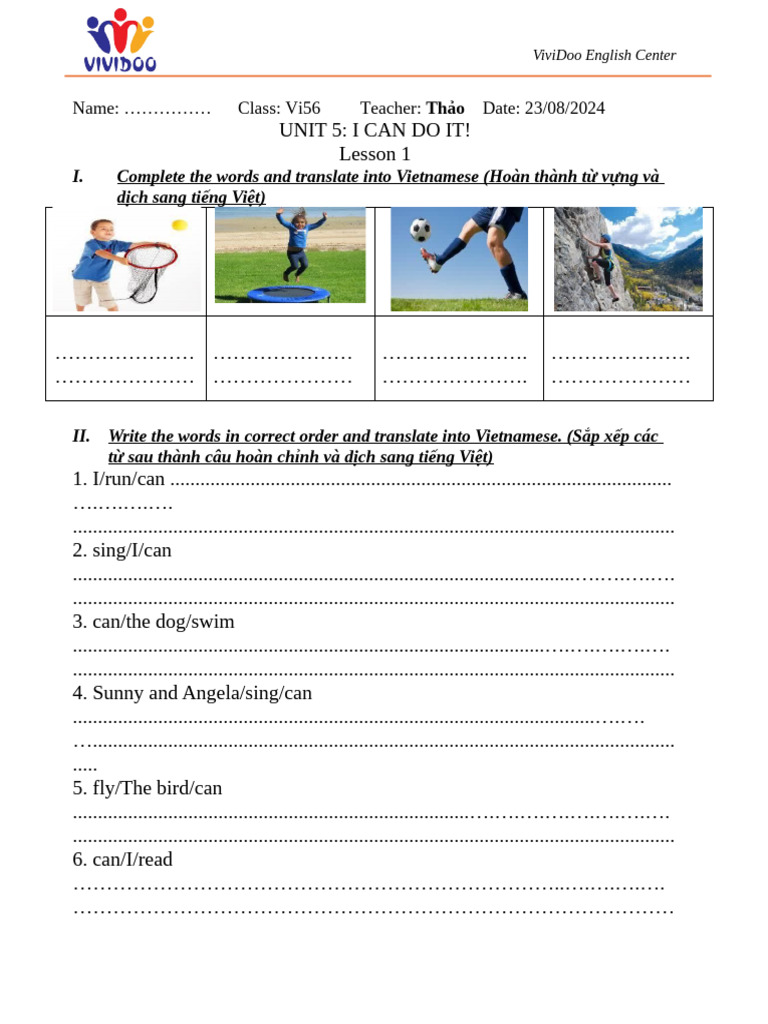 23.08-Vi56-U5-L1-Thao-6 Bản 2 Mặt | PDF