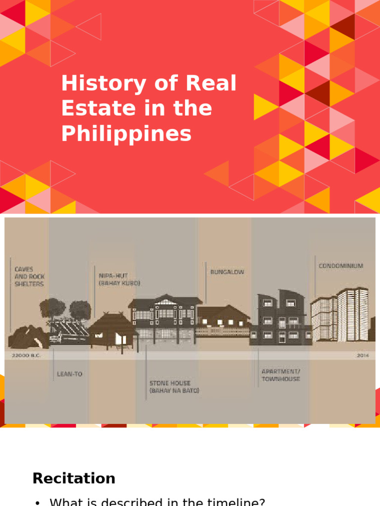 HOARE 6. History of Real Estate in The Philippines | PDF