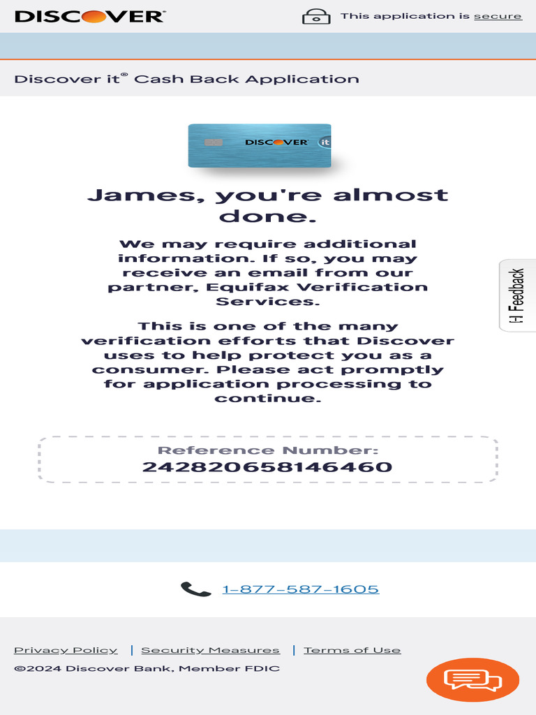 Discover Card Application | PDF