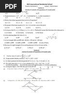 2025 Bece Sample Questions | PDF | Triangle | Angle