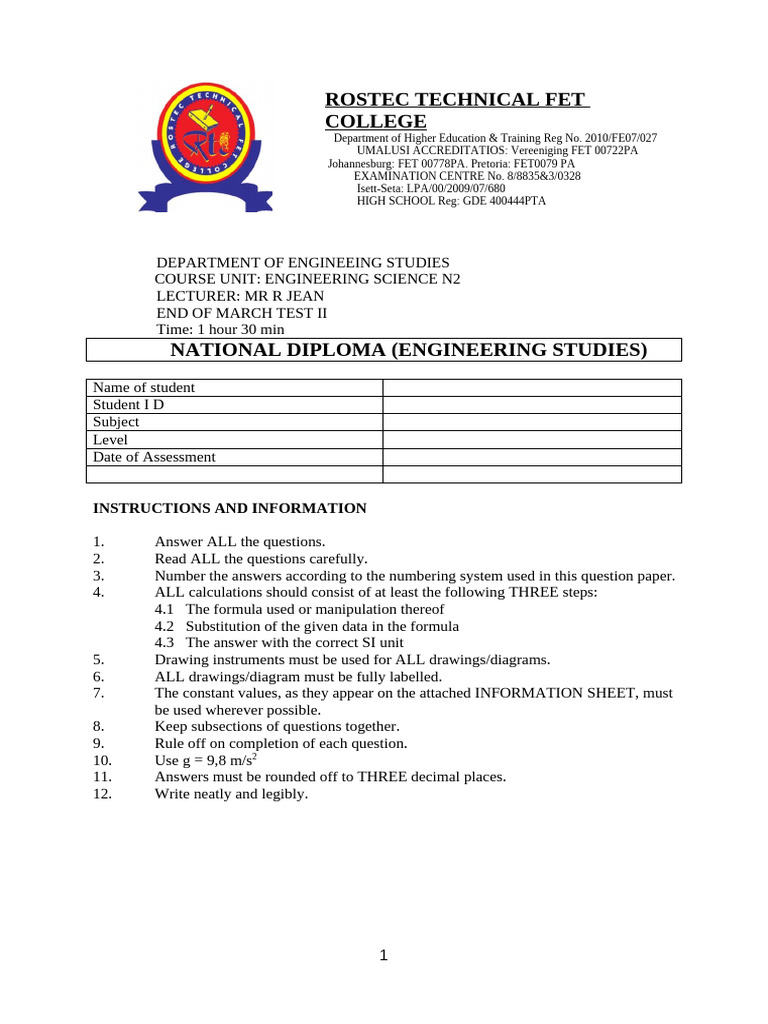 Eng n2 | PDF | Force | Momentum