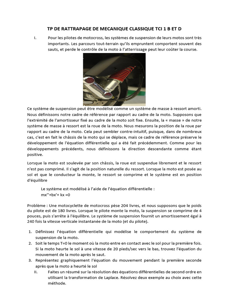 Rattrapage TD 1 | PDF