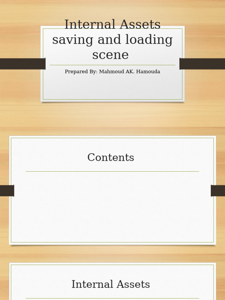 Chapter 3 - Internal Assets | PDF